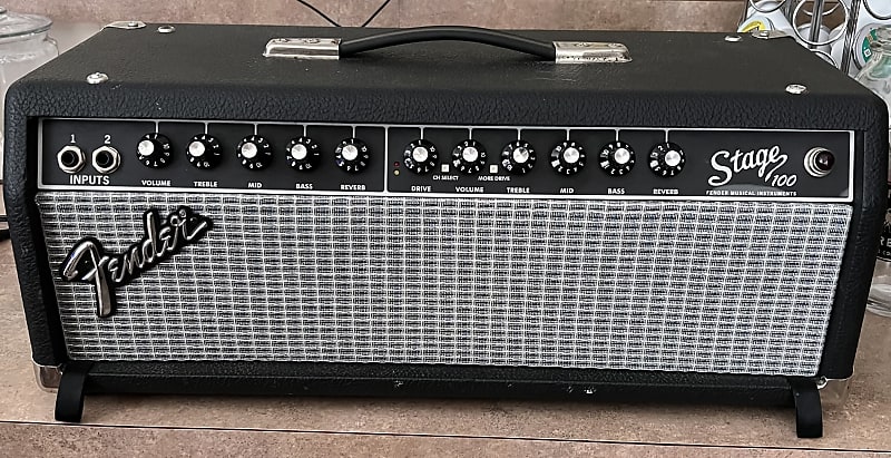 Fender Stage 100H 2-Channel 100-Watt Solid State Guitar Amp | Reverb