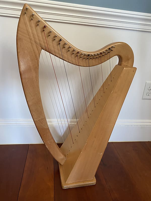 22 strings Harp BLEVINS - Maple | Reverb