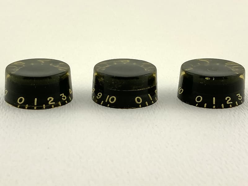 Gibson Speed Knobs Set of 3 '70s - Black | Reverb