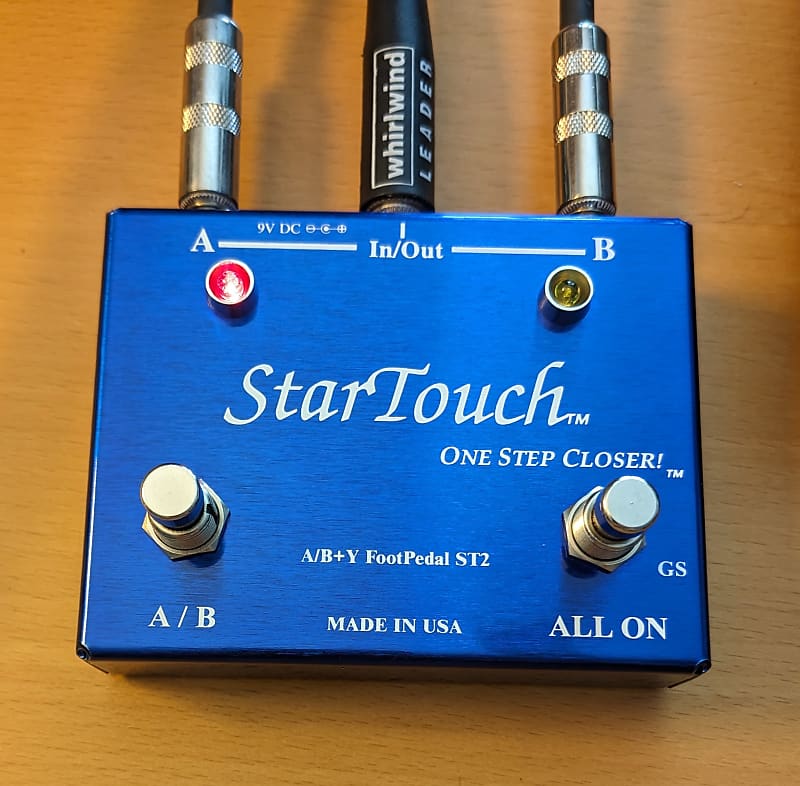 Startouch ST2-DC A/B+Y Footswitch 2006 - Blue | Reverb