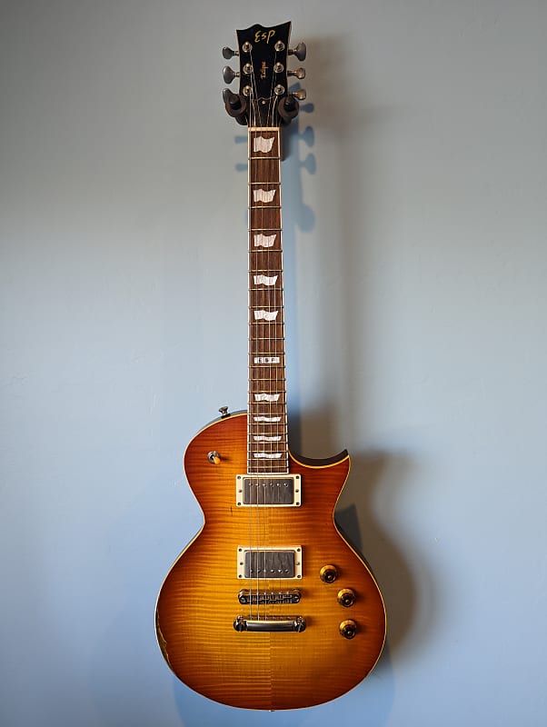 ESP Eclipse 2008 Honey Burst Relic | Reverb