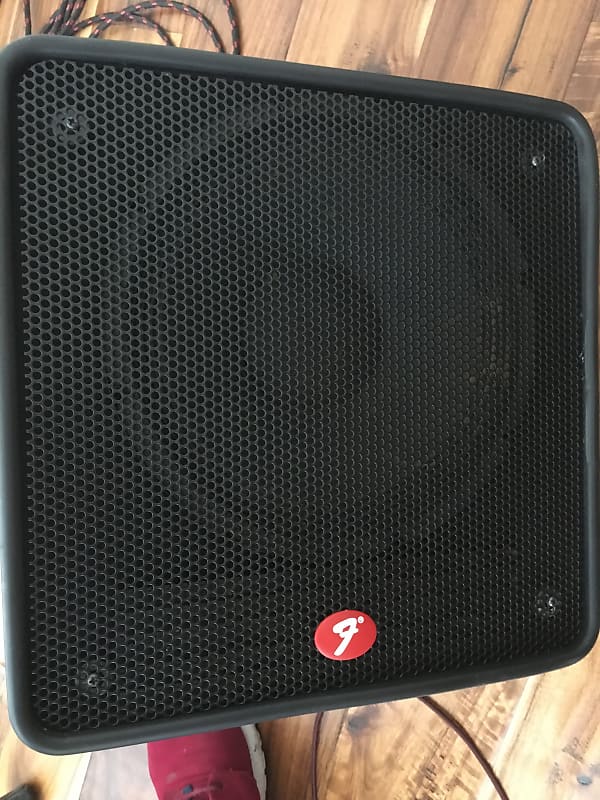 Fender stage monitor 127OP mid 2010's - Black plastic | Reverb