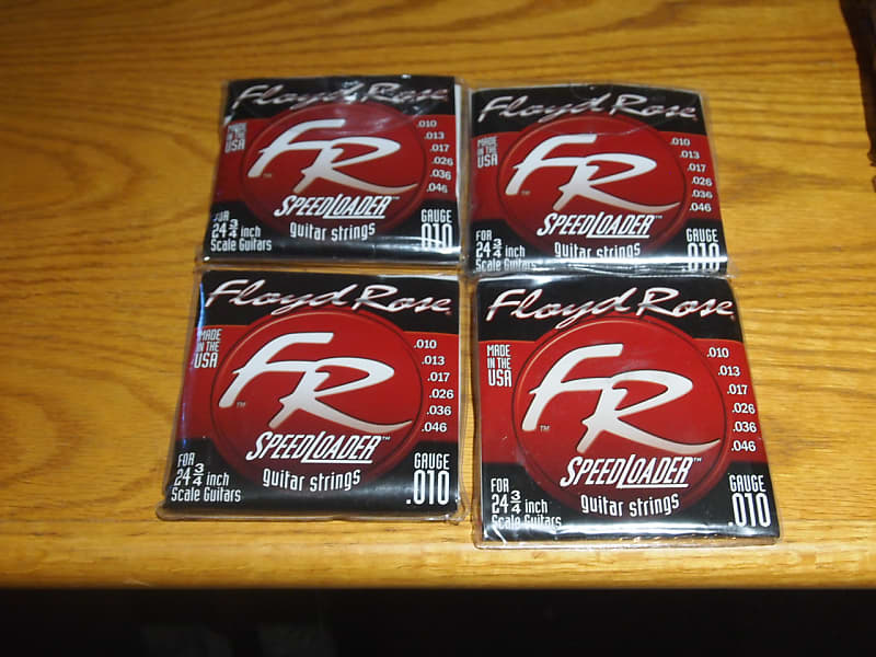 FLOYD ROSE SPEEDLOADER STRINGS 24 3/4 INCH SCALE. 4 SETS | Reverb