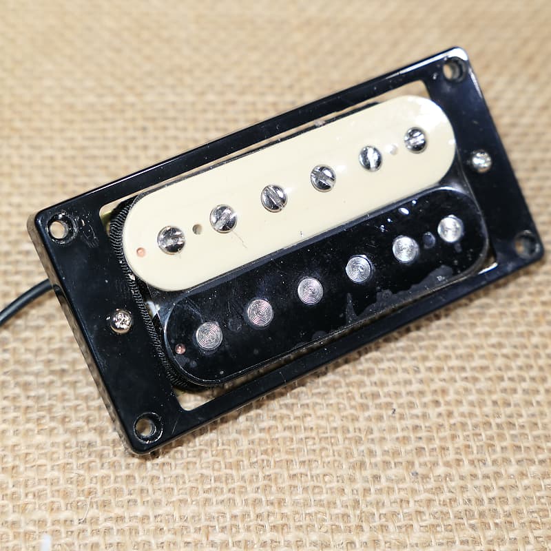 Pickup Bridge Zebra Black Cream, Genuine 2022 Kramer Beretta | Reverb