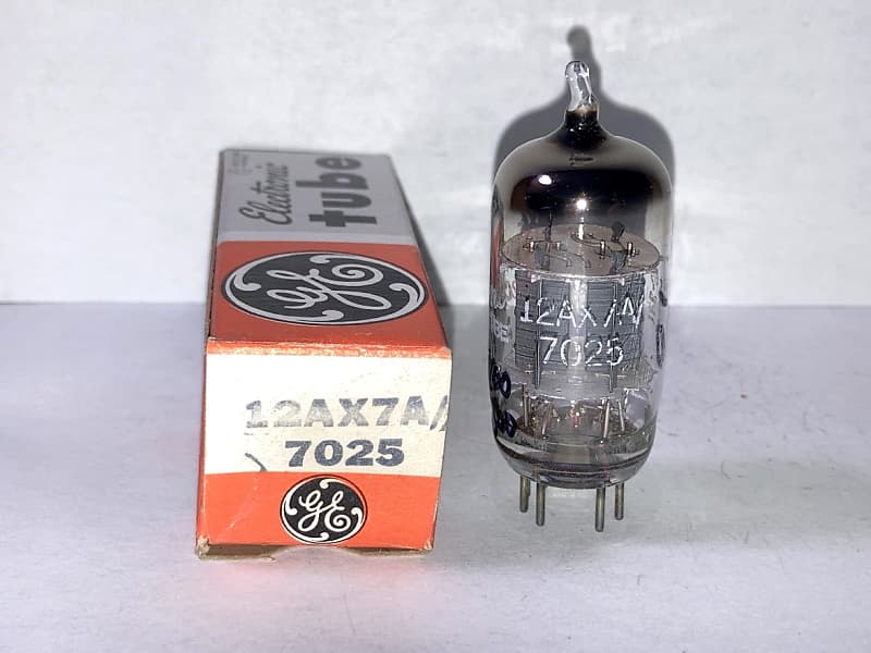 1980 GE 7025 Tube, Low Noise 12AX7 Tube for Fender, Tested, | Reverb