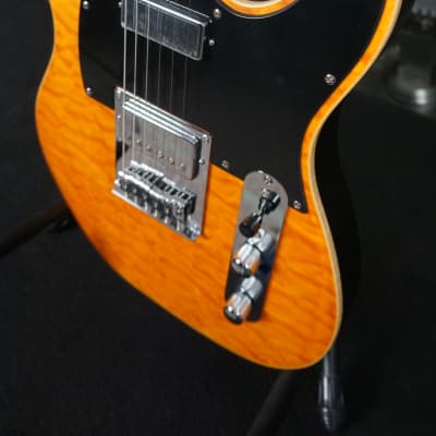 Michael Kelly Telecaster - Quilted Honey Electric Guitar w/ | Reverb