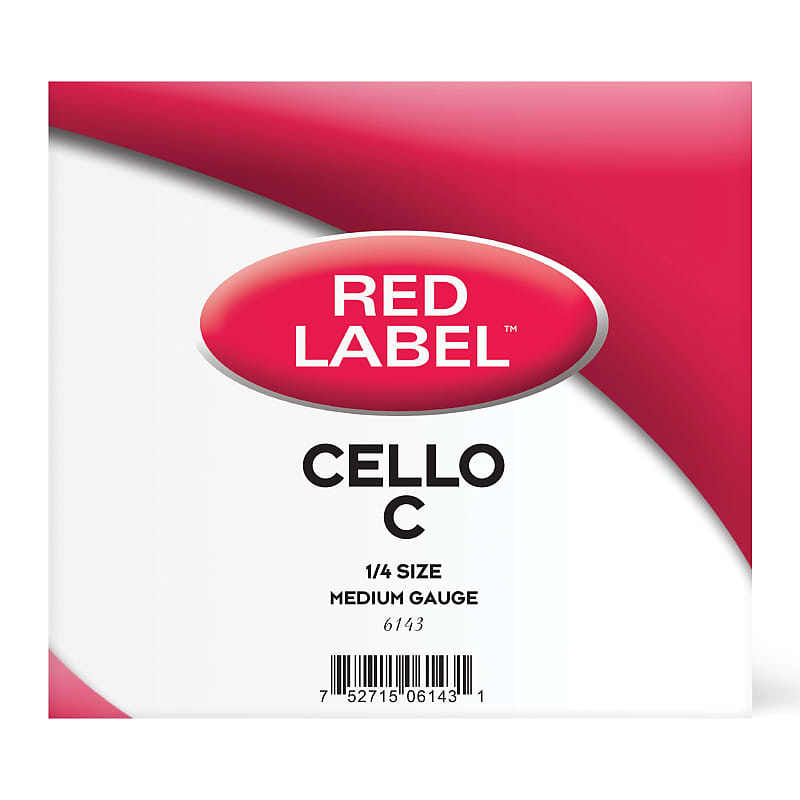 Red Label Cello C Single String 1/4 | Reverb