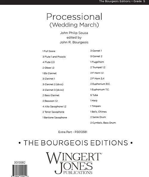 Processional (Wedding March) - Full Score | Reverb