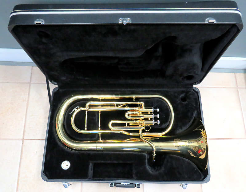 Jupiter JBR-462 Baritone Euphonium W/ Hard Case & Mouth Piece | Reverb
