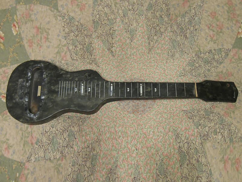 Vintage 1950s Harmony USA H4 Del Lap Steel Guitar Body Neck | Reverb