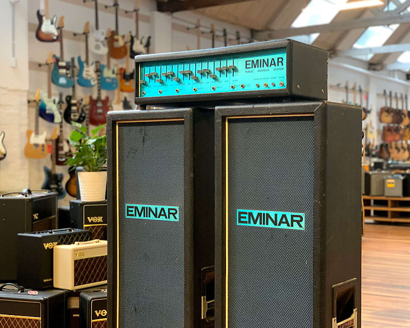 '70s Eminar Public Address System w/ Columns | Reverb