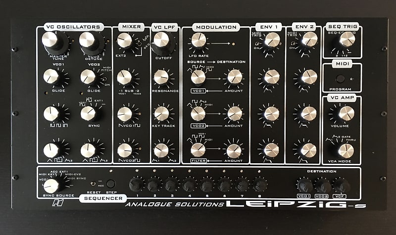 Analogue Solutions Leipzig-S — analog synthesizer with step | Reverb