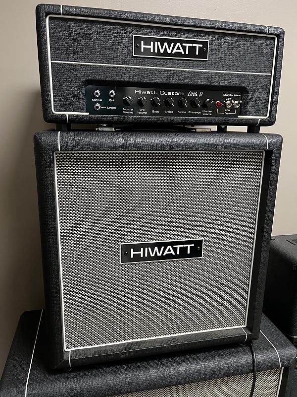 Hiwatt Little D 20w/.05w Head with Cabinet 2016 - Black Tolex | Reverb