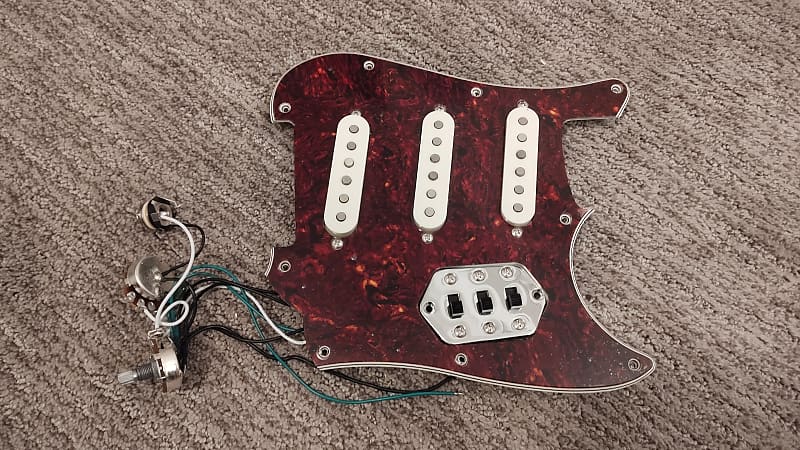 Squier paranormal cyclone loaded pickguard | Reverb