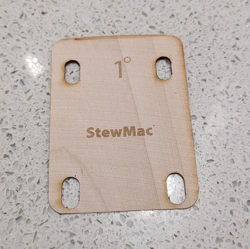 StewMac 1° Degree Neck Shim - Fender | Reverb