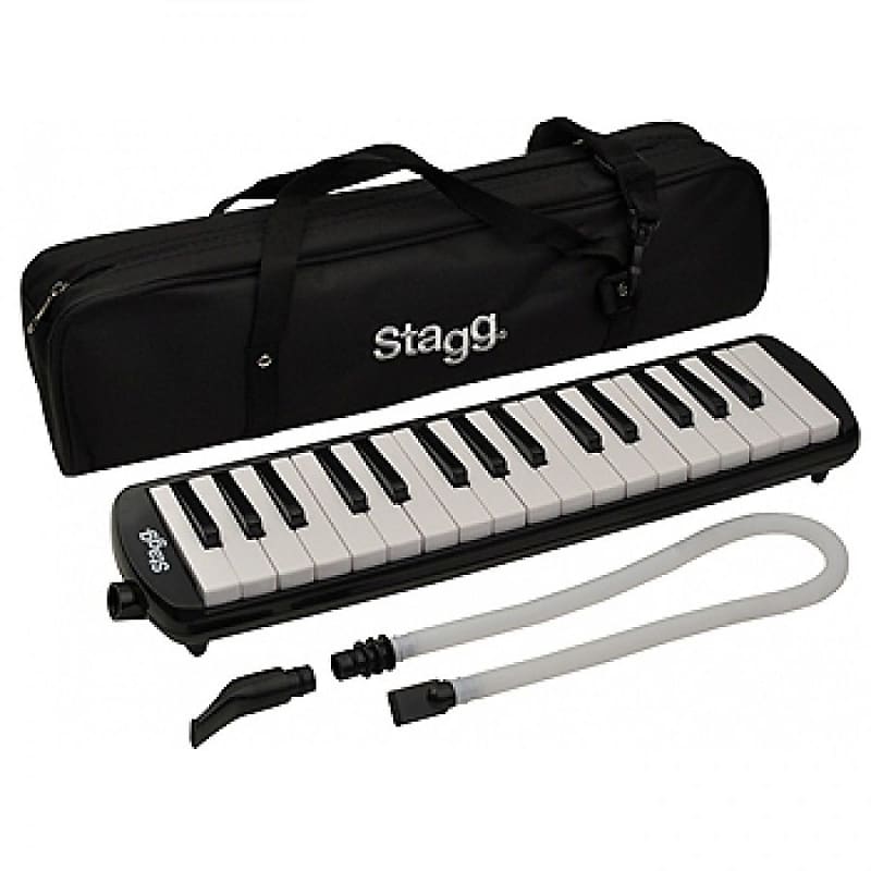 Stagg MELOSTA32BK 32 Note Melodica with Bag - Black | Reverb