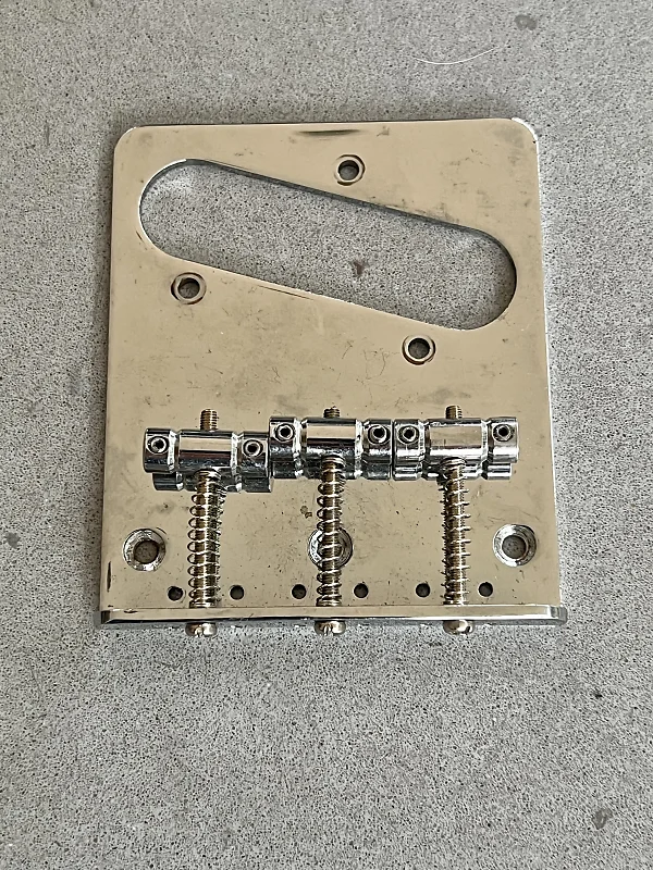 Allparts 3 way Telecaster Bridge 2005 Chrome | Reverb UK