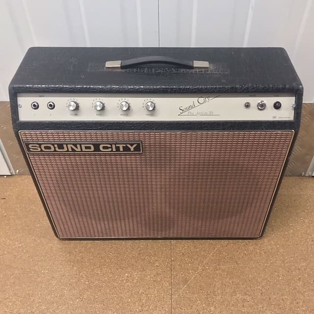 vintage 1970's Soundcity Pro Artiste 30 - 210 Solid State | Reverb