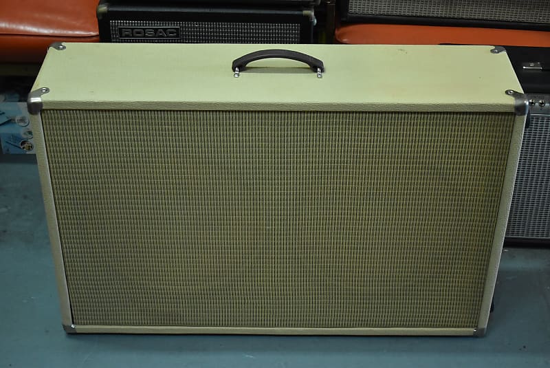 Custom Dual Showman 2x15" Open Back Blonde Speaker Cabinet | Reverb