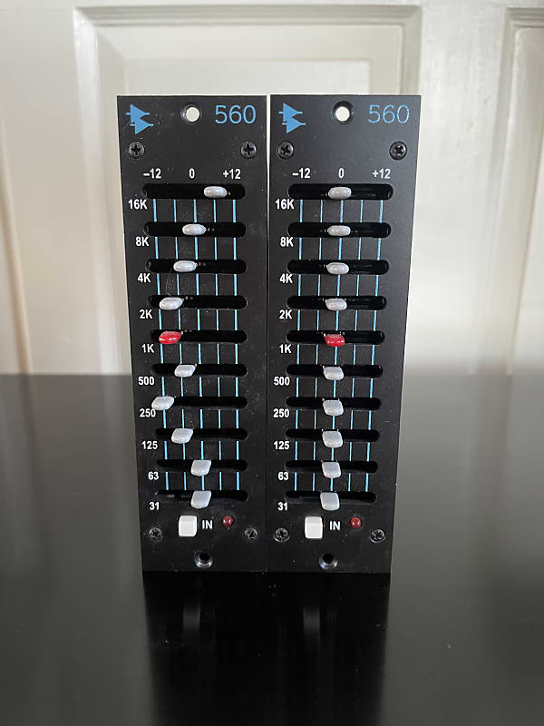 Pair of API 560 500 Series 10-Band Graphic Equalizer Modules | Reverb