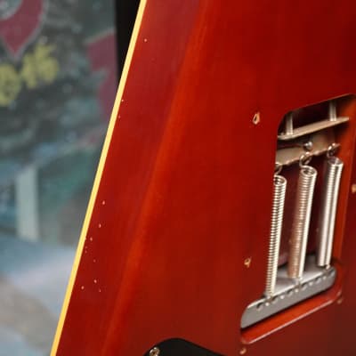 Tokai Flying V FVD-80 1980's Cherry Burst MIJ Japan | Reverb