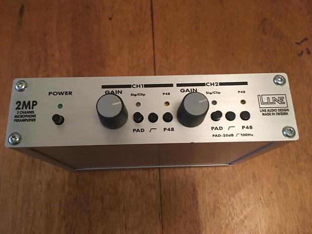 Line Audio 2MP Half Rack Dual Channel Pre-Amp | Reverb