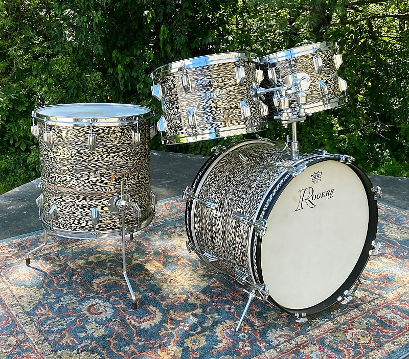 Rogers Holiday 4pc Shell Pack - Black Onyx | Reverb