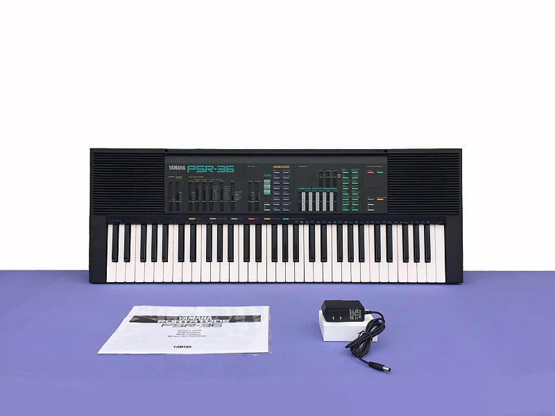 Yamaha PSR 36 Vintage FM Synthesizer Piano Keyboard (41) | Reverb