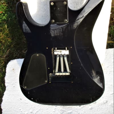 Jackson Performer Guitar, 1996, Japan, Blue See-Thru Flame | Reverb