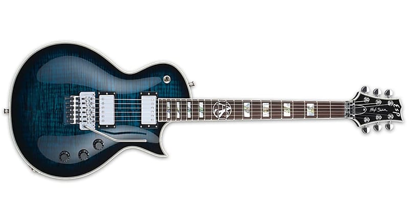 Esp Alex Skolnick Fr Black Aqua Sunburst | Reverb UK