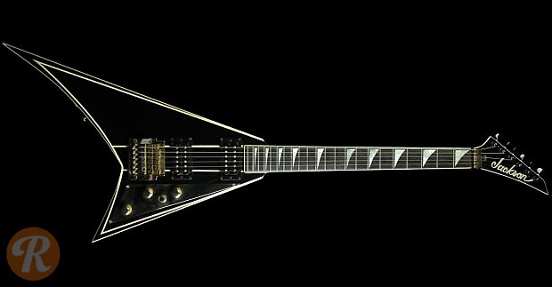 Jackson Randy Rhoads Black With White Pinstripe 1984 | Reverb