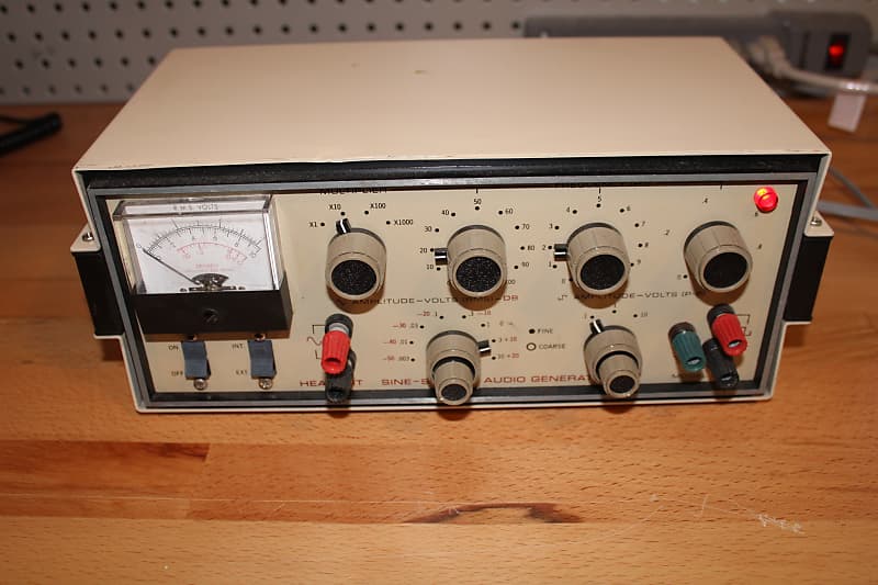 Heathkit Model Ig 18 Sine Square Audio Generator Powers On Reverb