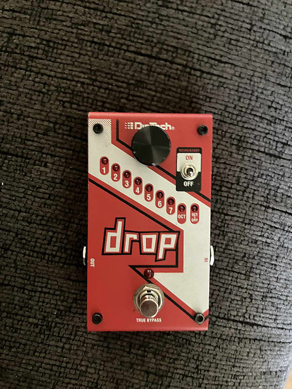 DigiTech Drop Compact Polyphonic Pitch-Shifter 2010s - Red | Reverb