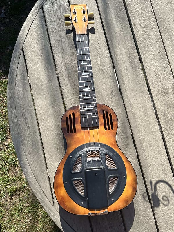 Pohaku Tenor Ukulele - Resonator Koa 2010 | Reverb