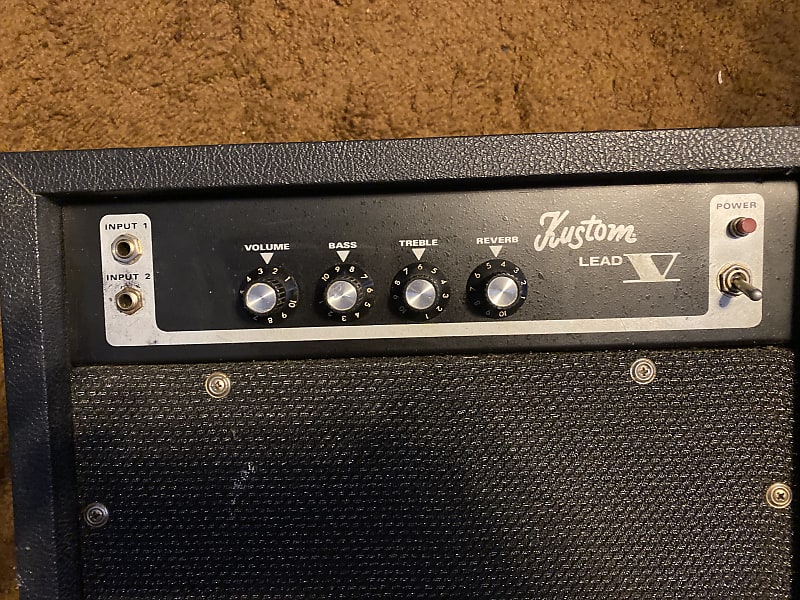 Vintage Kustom V Lead guitar amplifier 1 12 combo Model V L | Reverb