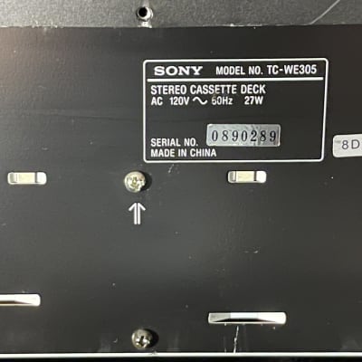 Sony TC-WE305 Stereo Cassette Recorder | Reverb