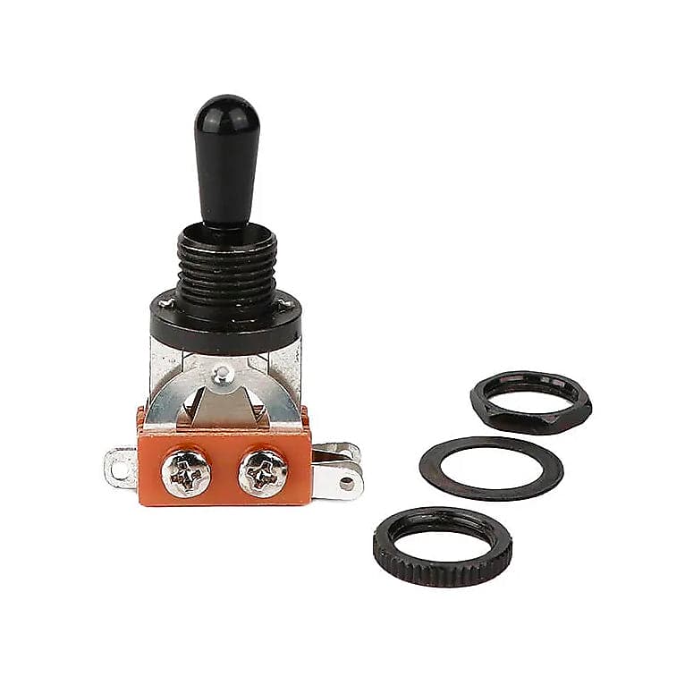 3-Way Toggle Switch Pickup Selector (Black Chrome) | Reverb UK