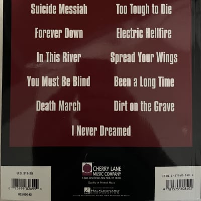 Black Label Society - Mafia - Guitar Tab / Tablature Book | Reverb