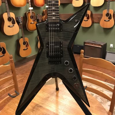 Dean Custom Run DCR Stealth #7 Transparent Black Dimebag | Reverb