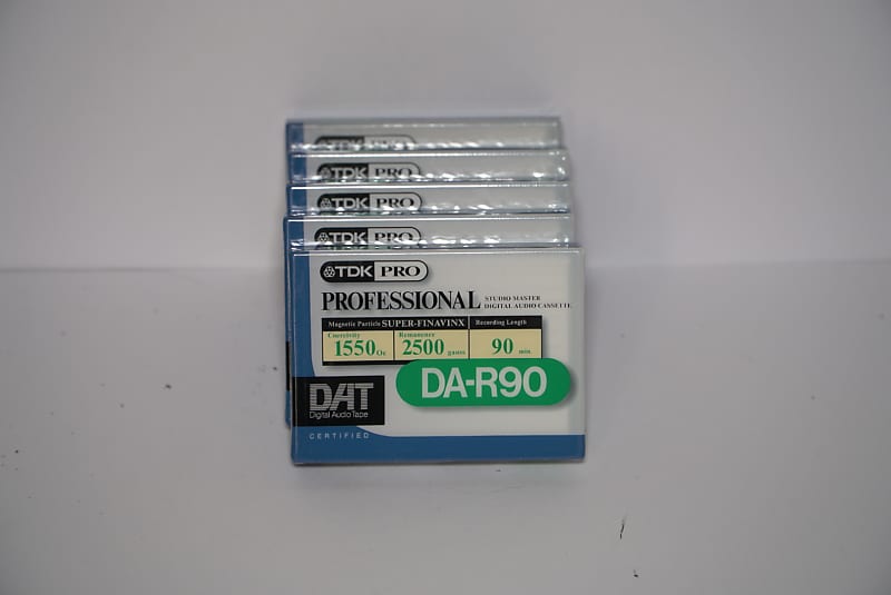 TDK Pro DAT Tapes DA-R90 90 Min- Sealed lot of five | Reverb