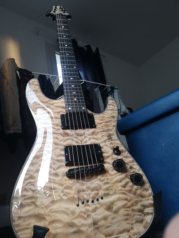 Schecter C-1 Diamond Series 2018 Snow leopard | Reverb