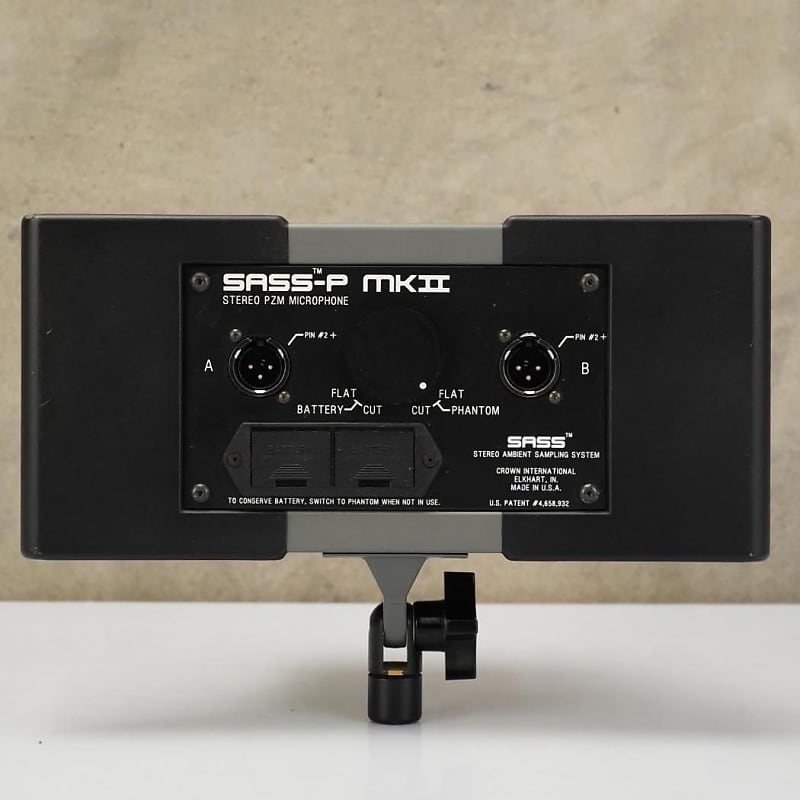 Crown SASS-P MKII Stereo PZM Condenser Microphone #56382 | Reverb