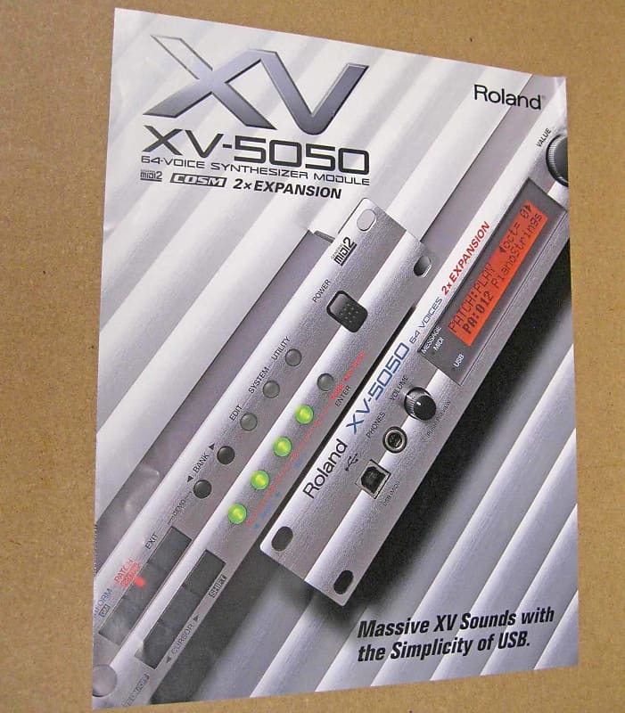 Roland XV-5050 Synthesizer Brochure | Reverb