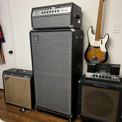Vintage 1970 Ampeg SVT Cabinet 8x10 Flat Back | Reverb
