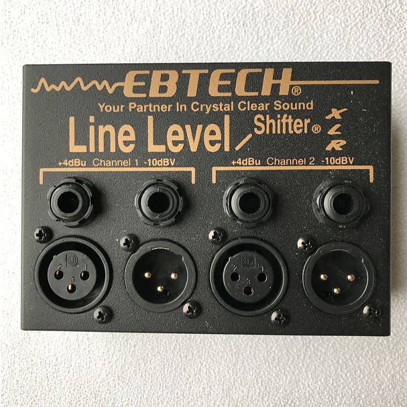 Ebtech LLS-2-XLR 2-channel Line Level Shifter with XLR | Reverb