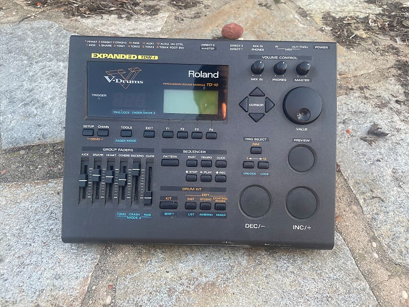 Roland Td-10 EXPANDED VDrum Module Brain td10 w/ V Cymbal | Reverb