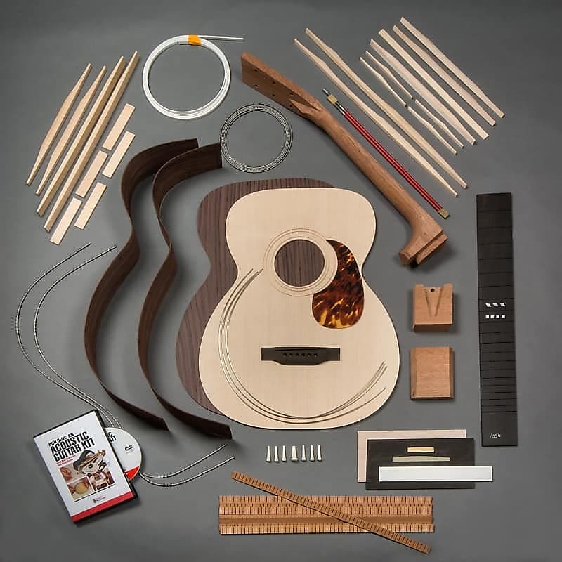 StewMac OM Acoustic Guitar Kit, Dovetail Neck, Sitka Top, | Reverb