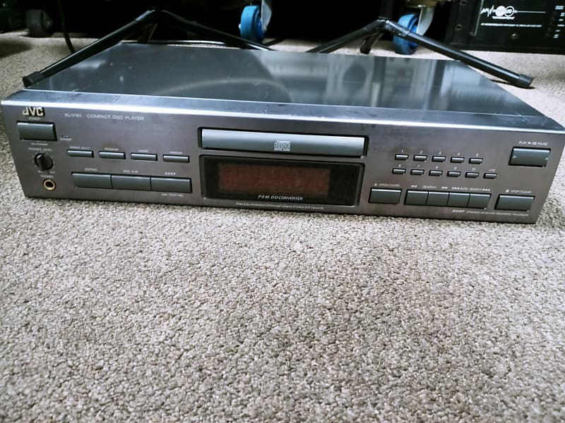 JVC CD Player XL-V161TN 1990s Dark Grey | Reverb