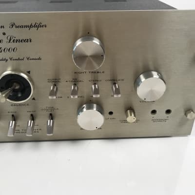 Vintage Phase Linear Model 4000 Stereo Preamplifier Preamp | Reverb