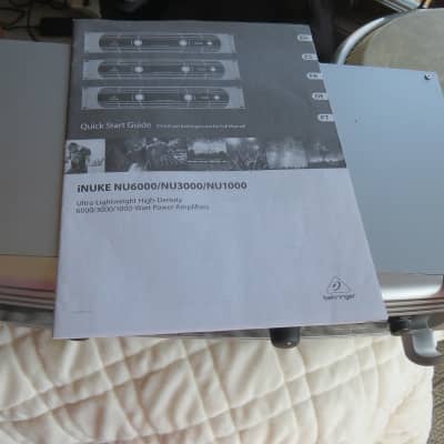 Behringer NU1000 High Density 1000 Watt Power AMP | Reverb